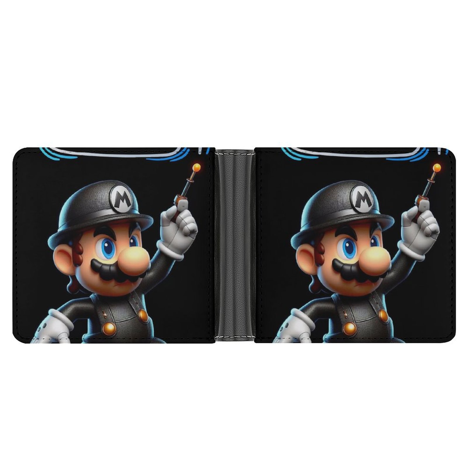 Anime Mario Wallet For Men Purse Leather Bifold Wallet Mario Merch for ...