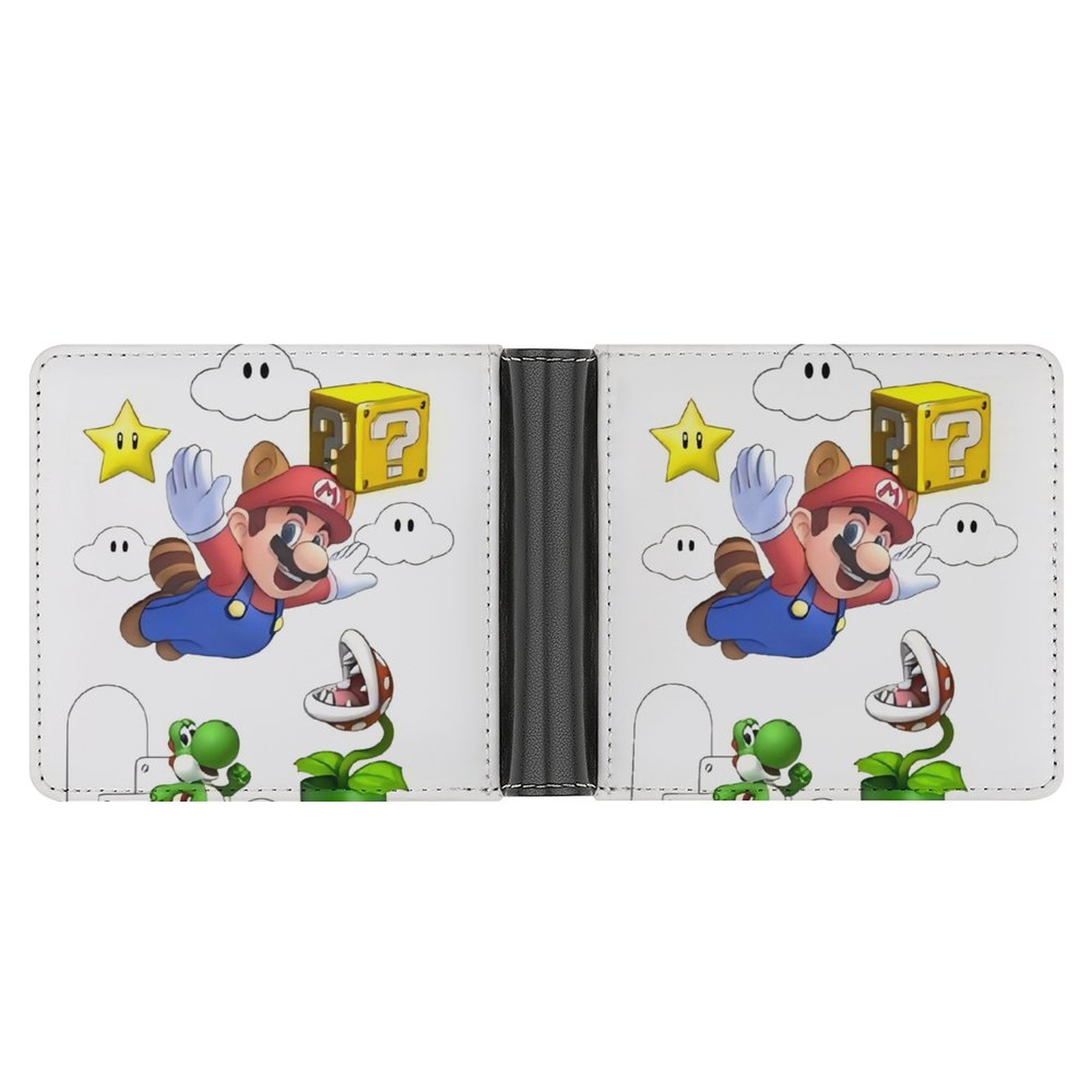 Anime Mario Wallet For Men Purse Leather Bifold Wallet Mario Merch for ...