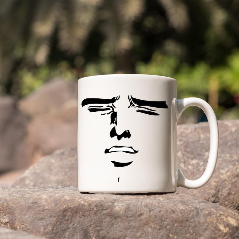 Anime Meme Mug, Yaranaika, Funny Anime Face, Weeb Gift, Meme Coffee Mug ...