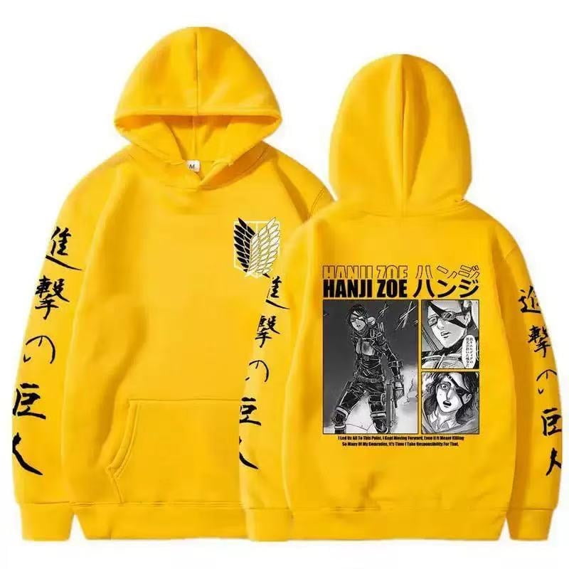 Anime Merch Attack on Titan Hoodies Drawstring Long Sleeve Hoodie ...