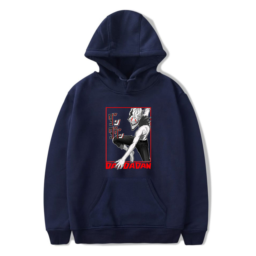 Anime Merch Hoodies Dan Da Dan Casual Hooded Sweatshirt Unisex Pullover ...