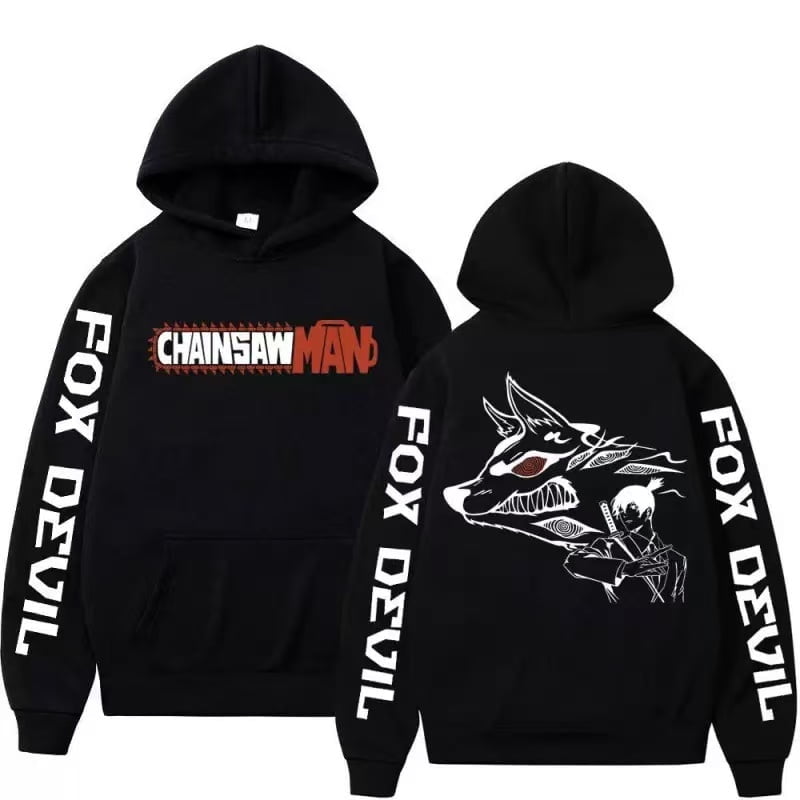 Anime Merch Printing Chainsaw Man Hayakawa Aki Halloween Cosplay Hoody ...