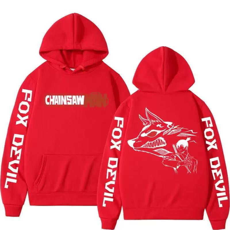 Anime Merch Printing Chainsaw Man Hayakawa Aki Halloween Cosplay Hoody ...