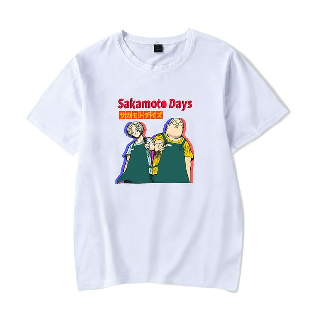 Anime Merch Sakamoto Days T-Shirt Casual Short Sleeved T Shirt Unisex ...