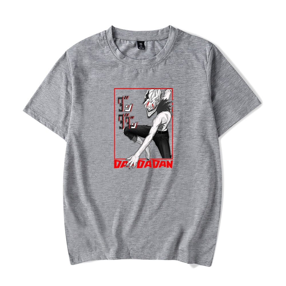 Anime Merch T-Shirt Dan Da Dan Casual Short Sleeved T Shirt Unisex ...