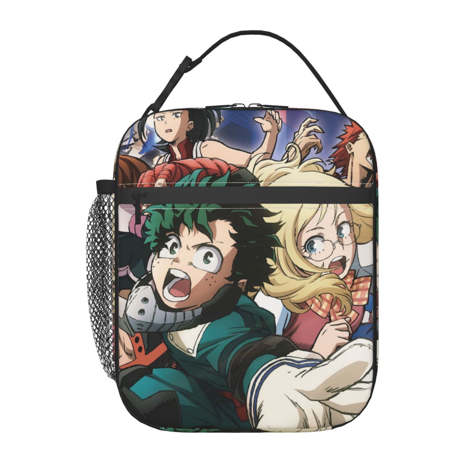 Anime Mha My Hero Academia Lunch Bag Portable Insulated Tote Bento Bag ...