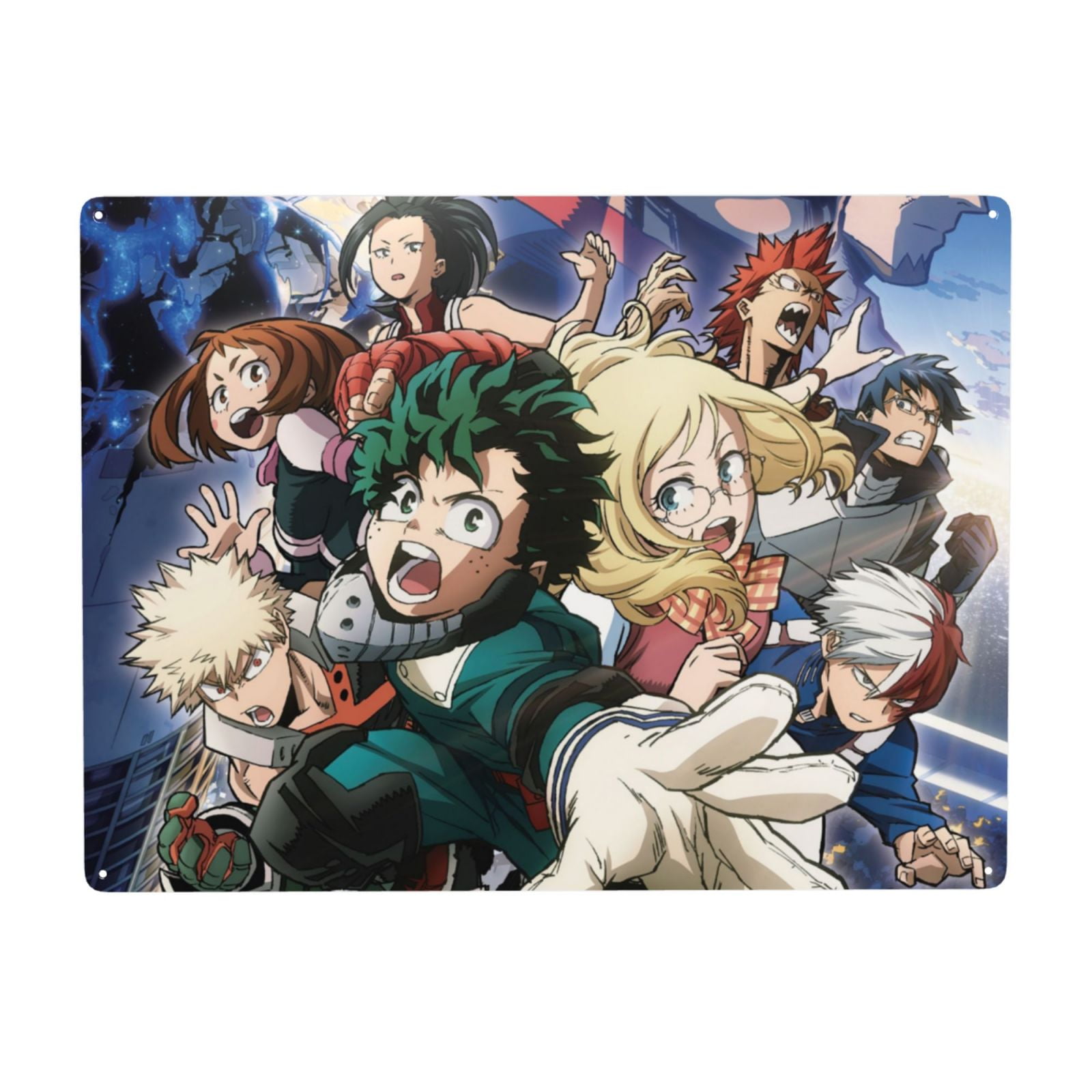 Anime Mha My Hero Academia Metal Sign Home Wall Art Decor Metal Tin ...