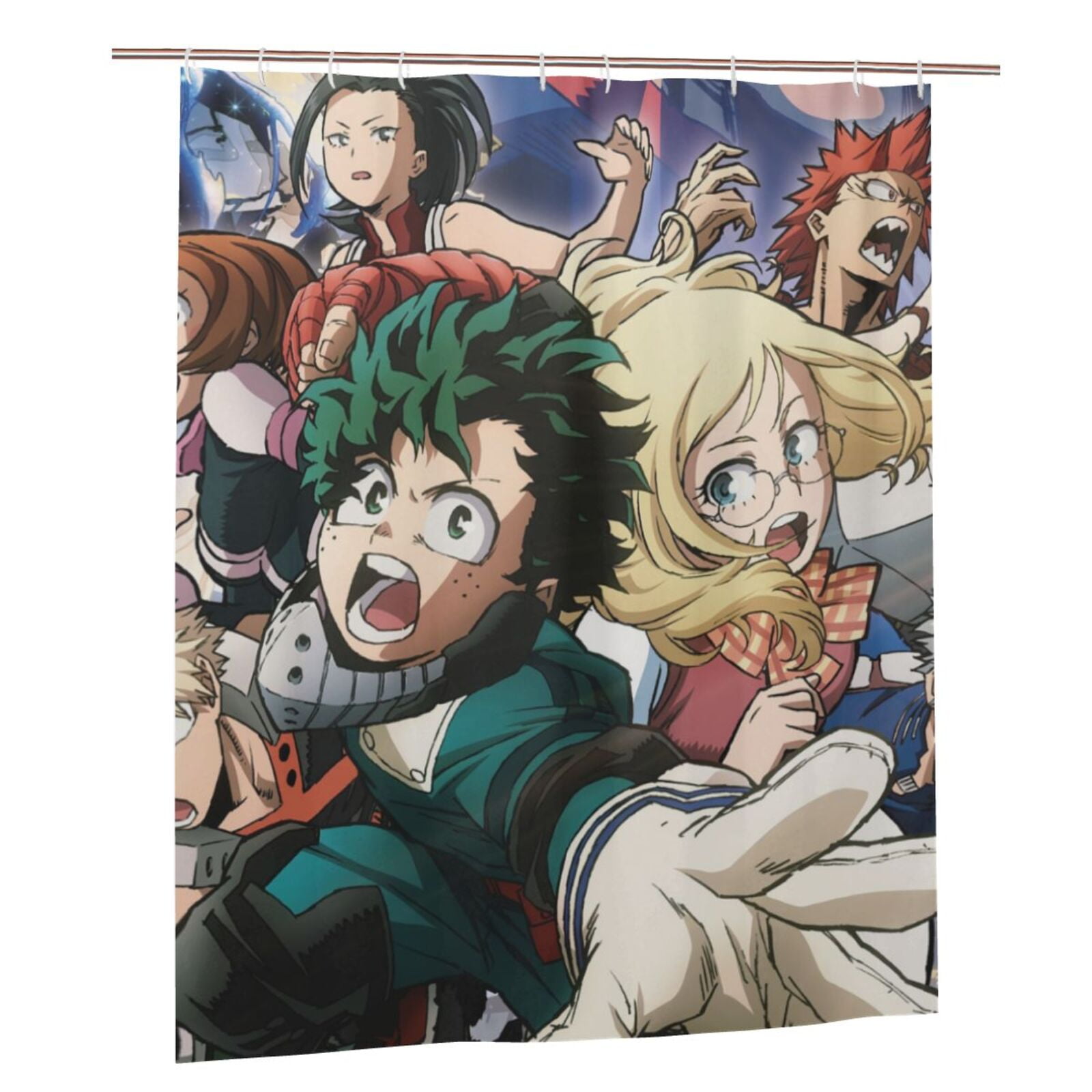 Anime Mha My Hero Academia Shower Curtain Bathroom Decor Polyester ...