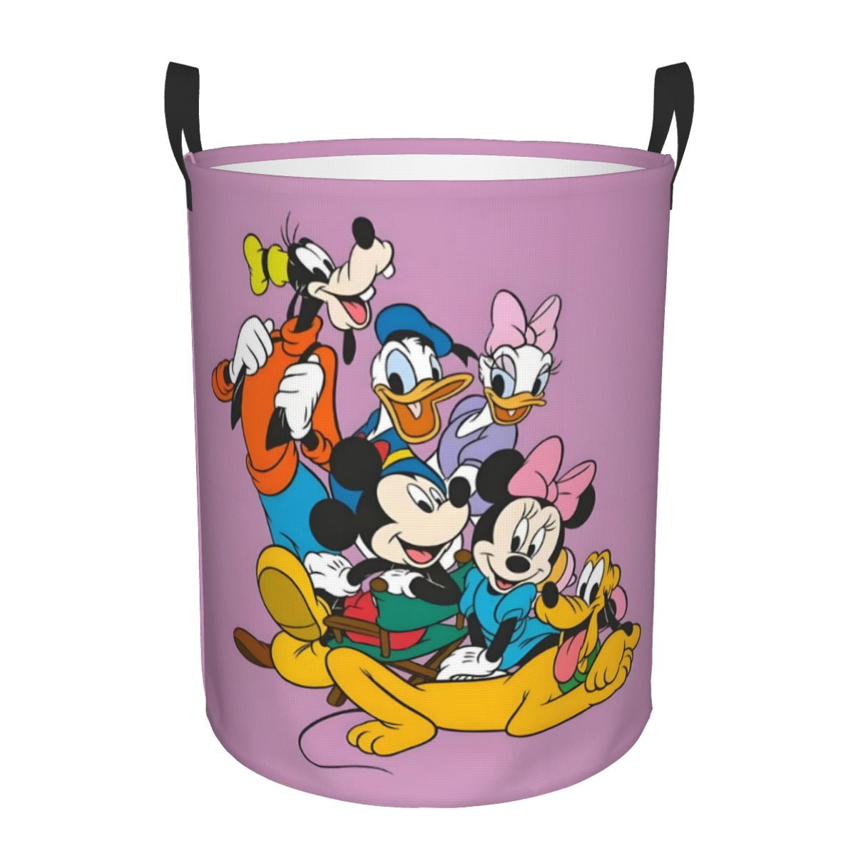 Anime Mick-ey Cartoon Laundry Basket Foldable Large Clothing Storage ...