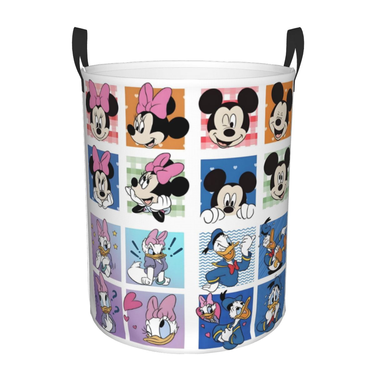 Anime Mick-ey Cartoon Laundry Basket Foldable Large Clothing Storage ...