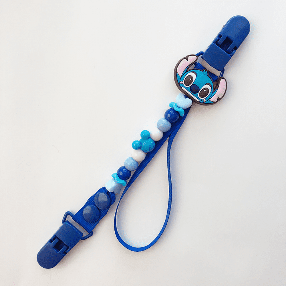 Anime Mickey Mouse Pacifier Clip, Soothing Cartoon Anti-Loss Chain for ...