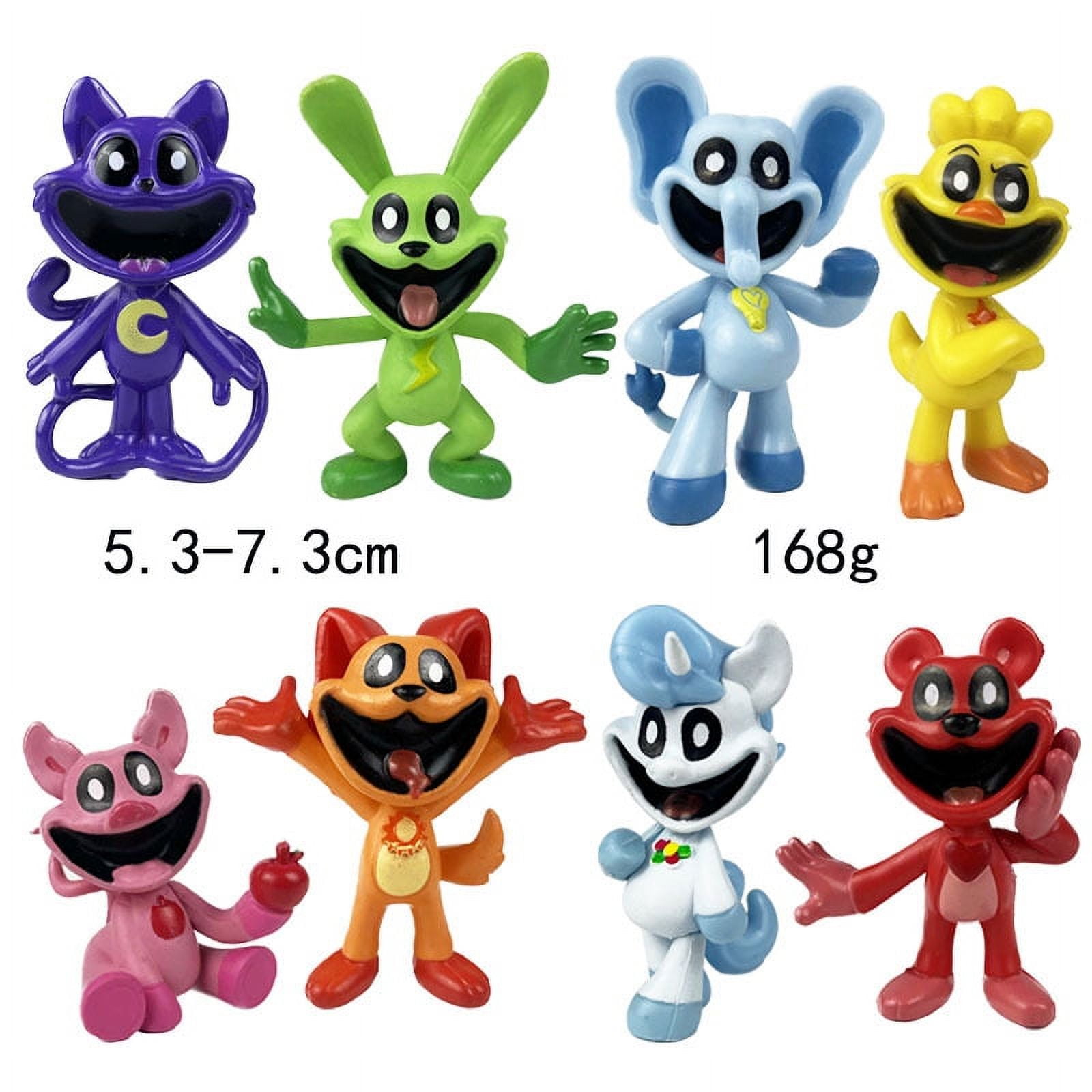 Anime Mini Figures Set, 8pcs Smiling Critters Mini Figures, Critters ...