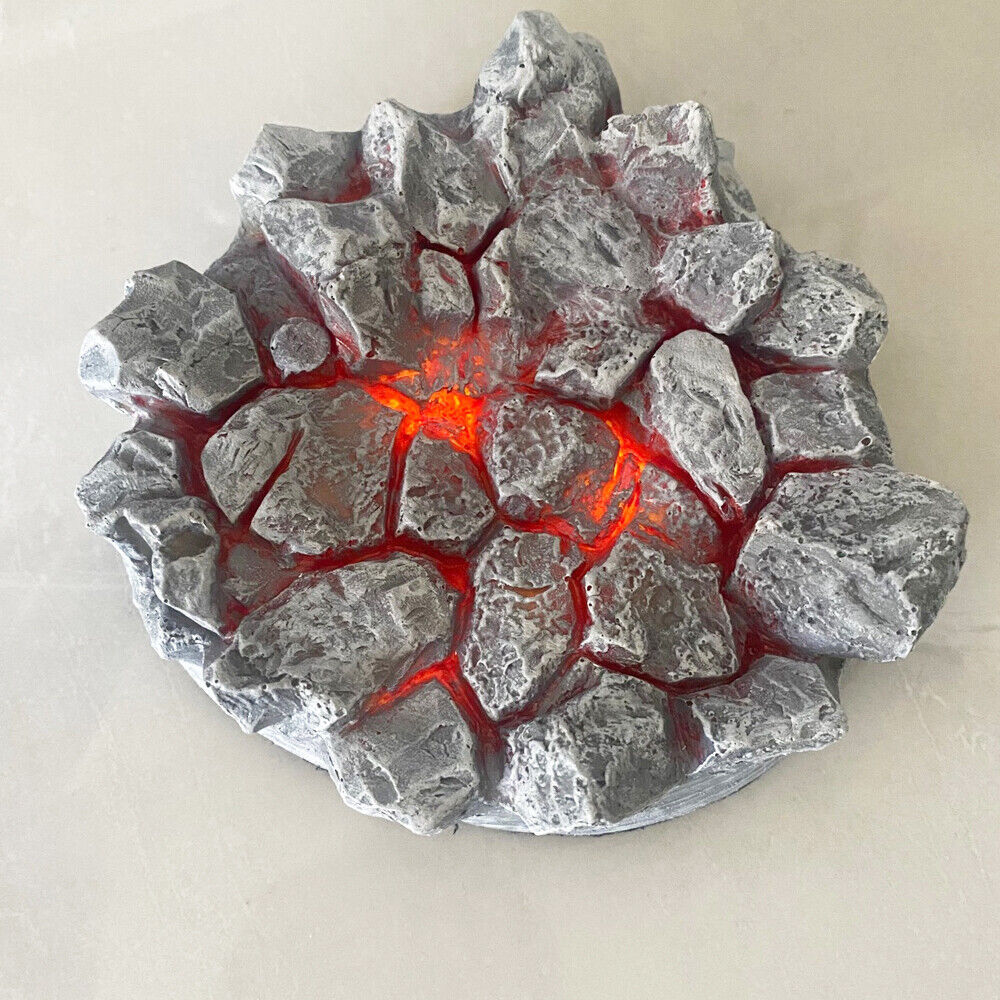 Anime Model LED Light Figure Scene Battle Platform Magma Base for ...