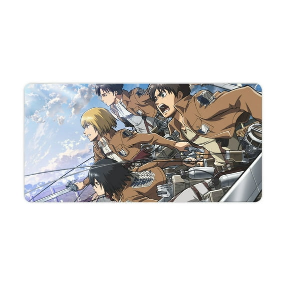 Anime Mouse Pad Large 15.7 X 31.5 In, ATTACK ON TITAN Mouse Pad Levi ...