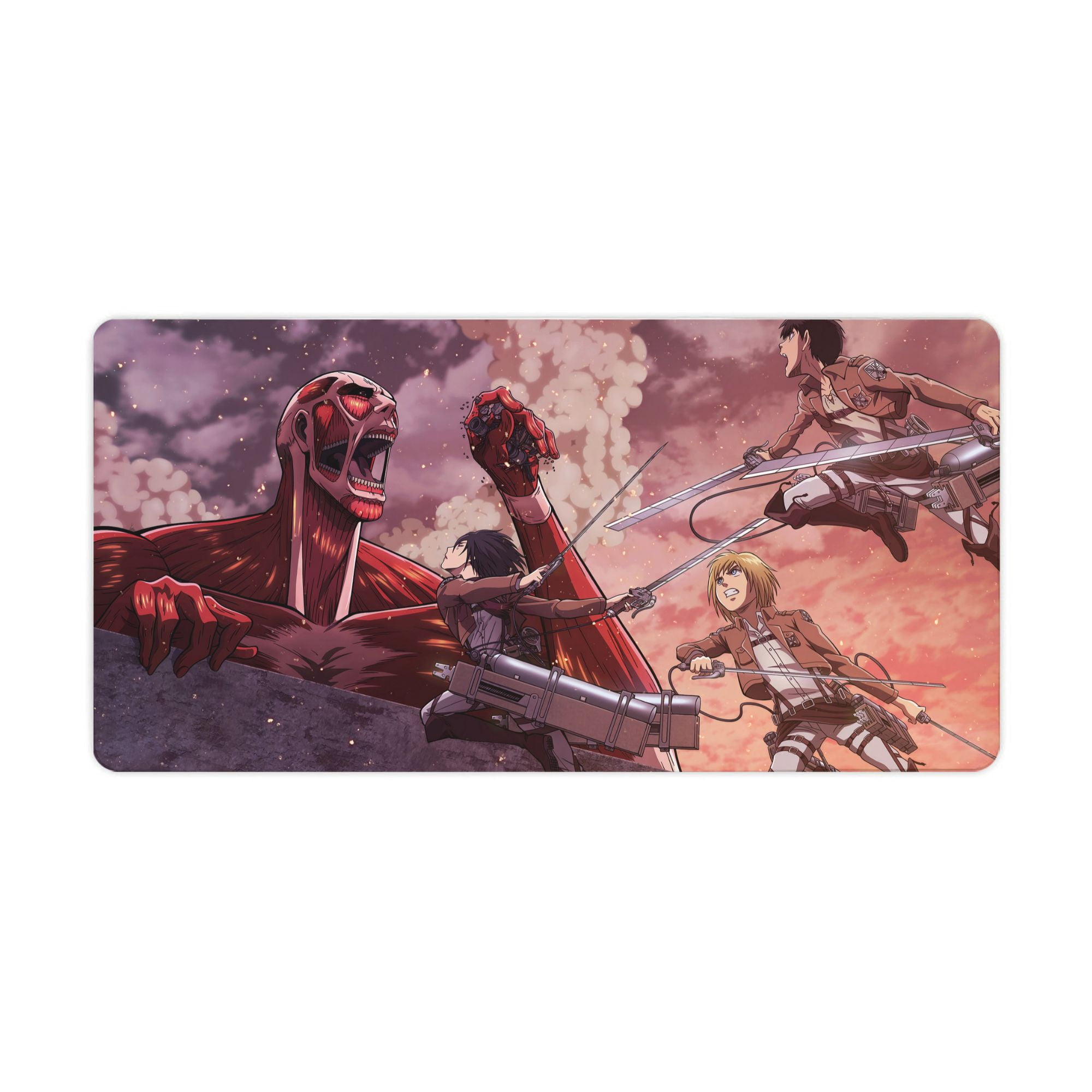Anime Mouse Pad Large 15.7 X 31.5 In, ATTACK ON TITAN Mouse Pad Levi ...