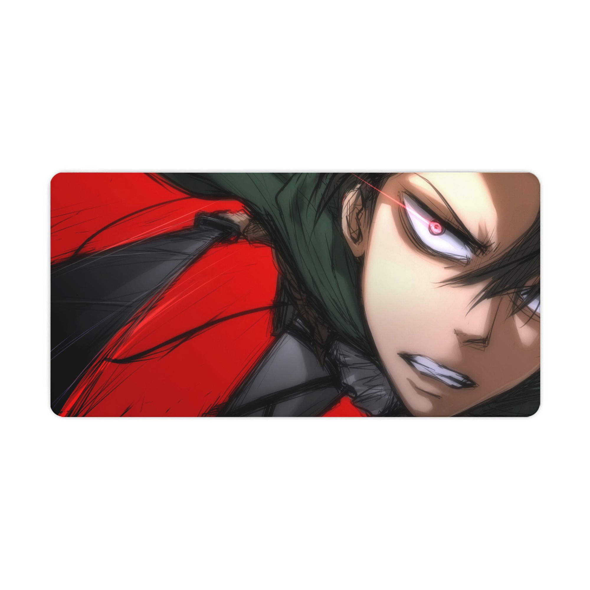 Anime Mouse Pad Large 15.7 X 31.5 In, ATTACK ON TITAN Mouse Pad Levi ...