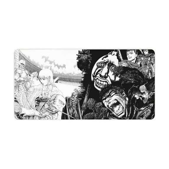 Anime Mouse Pad Large 15.7 X 31.5 In,Berserk Mouse Pad PC Mouse Pads ...