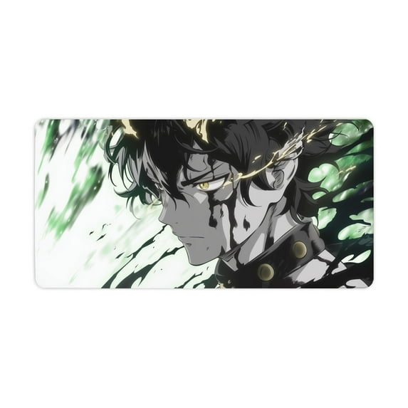 Anime Mouse Pad Large 15.7 X 31.5 In Black Clover Anime Character ...