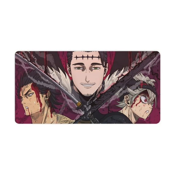 Anime Mouse Pad Large 15.7 X 31.5 In,Black Clover Mouse Pad PC Mouse ...
