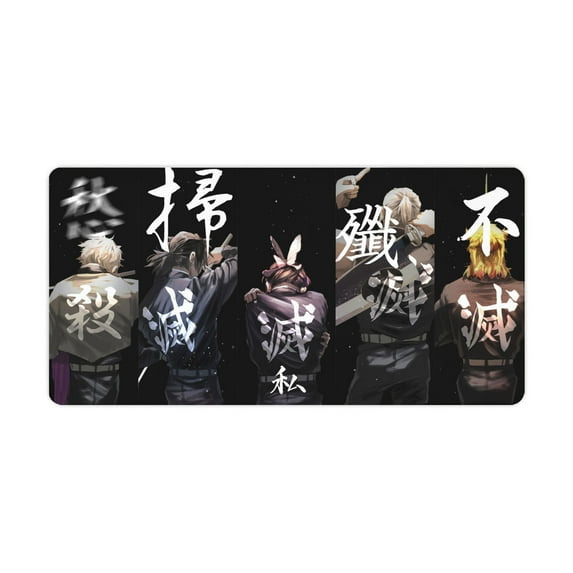 Anime Mouse Pad Large 15.7 X 31.5 In, Demon Slayer Nine Hashira Mouse ...