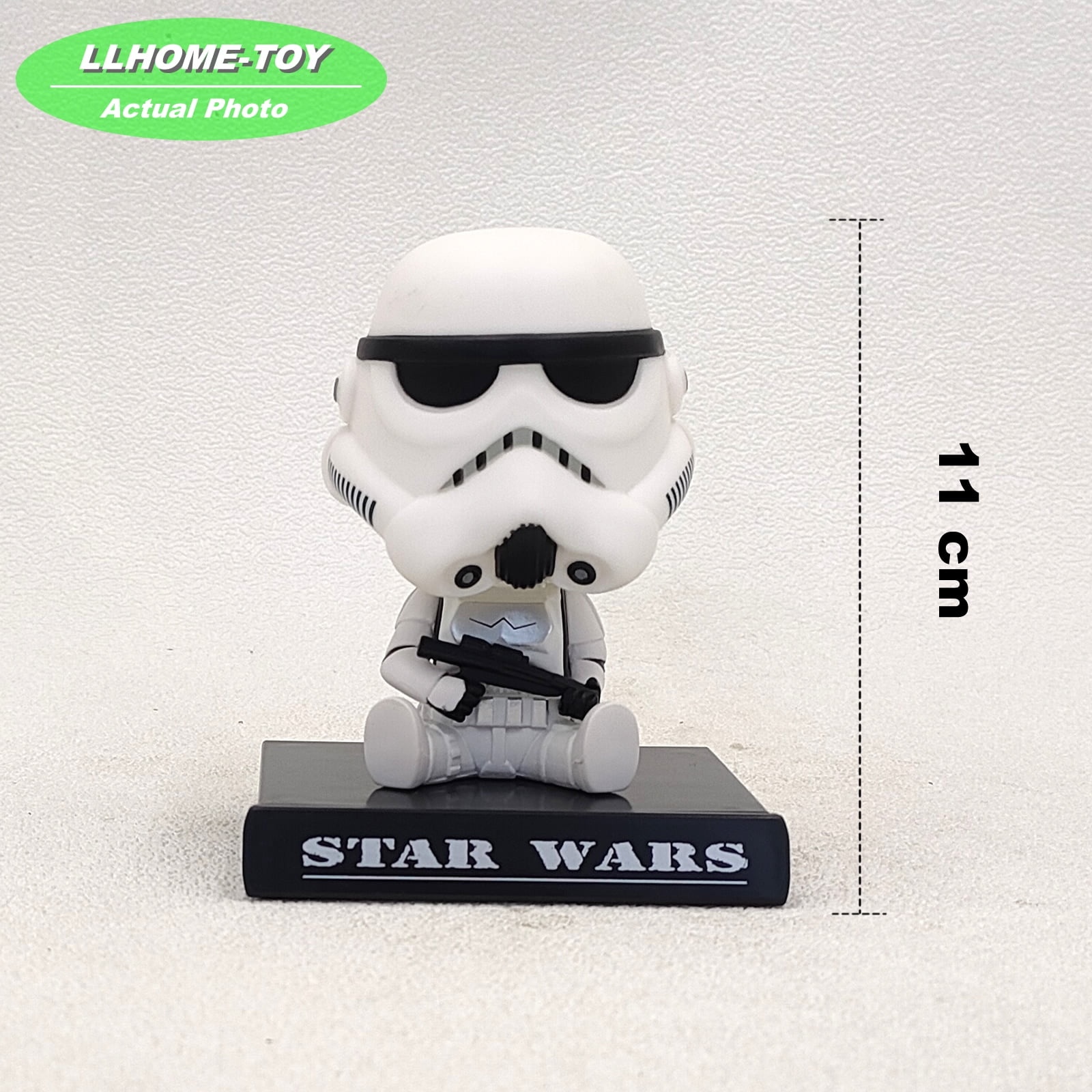 Anime Movie Stormtrooper sitting cute Action Figure Statue Toy Gift car ...