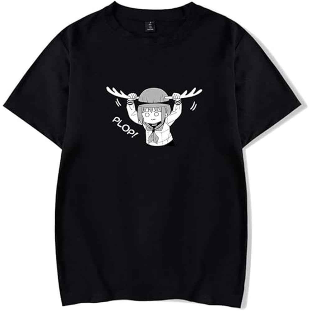 Anime My Deer Friend Nokotan Merch T-Shirt Casual Short Sleeved T Shirt ...