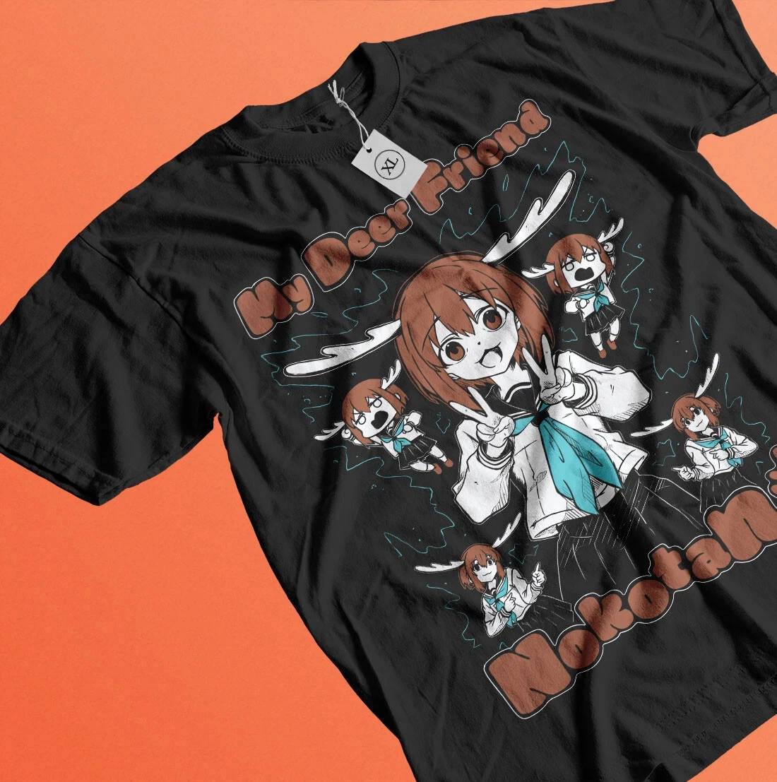 Anime My Deer Friend Nokotan Waifu Cartoon T-Shirt V4 - Walmart.com