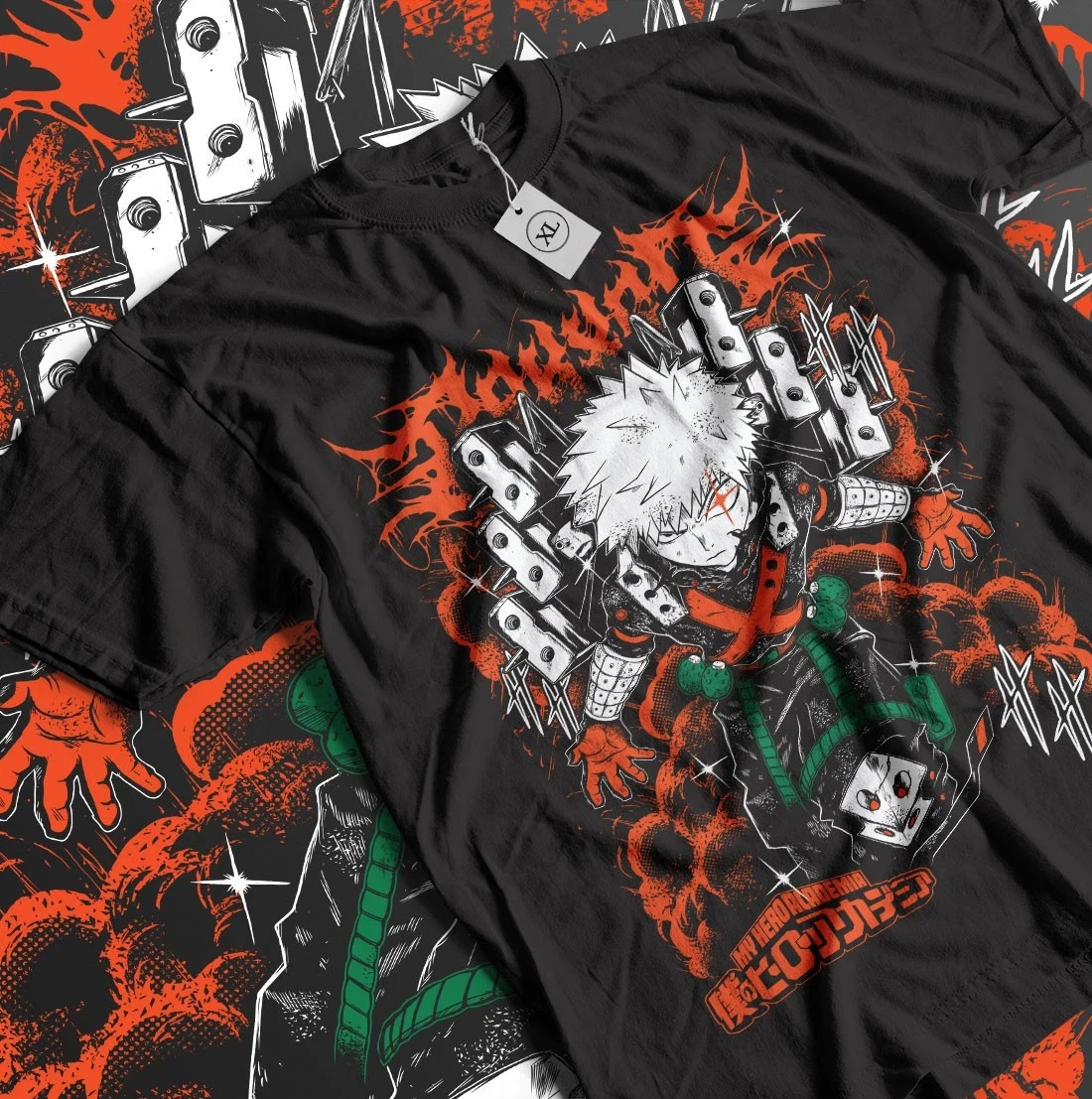 Anime My Hero Academia Bakugo Katsuki T-Shirt Size S-5XL, Manga Gaming ...