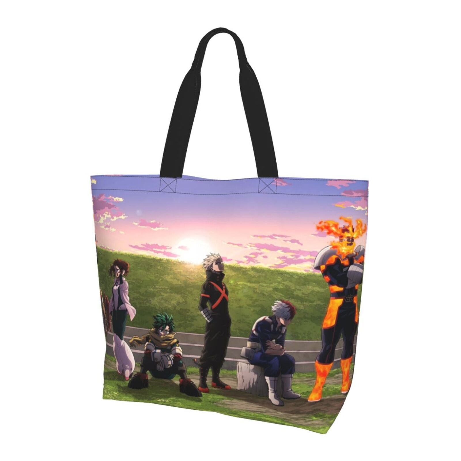 Anime My Hero Academia Boku Tote Bags Reusable Women Shoulder Bag ...