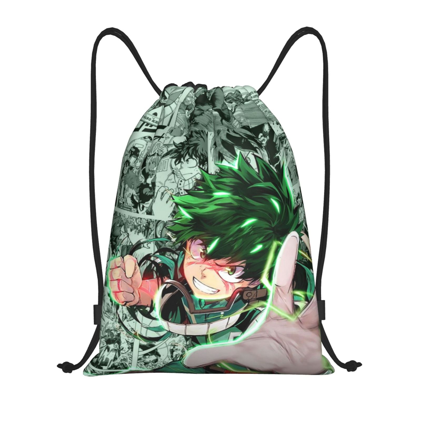 Anime My Hero Academia Drawstring Backpack For Adults Youth Unisex Gym ...