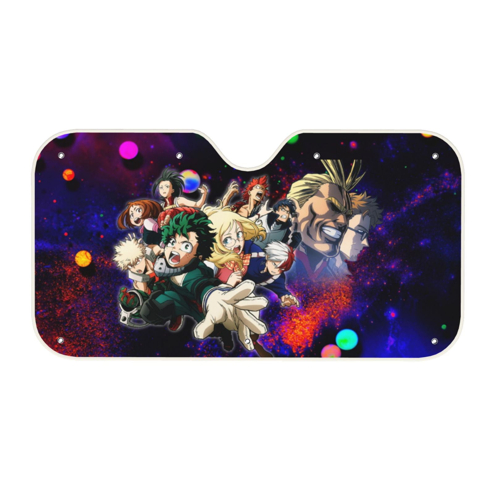 Anime My Hero Academia Foldable Car Windshield Sunshade Vehicle ...