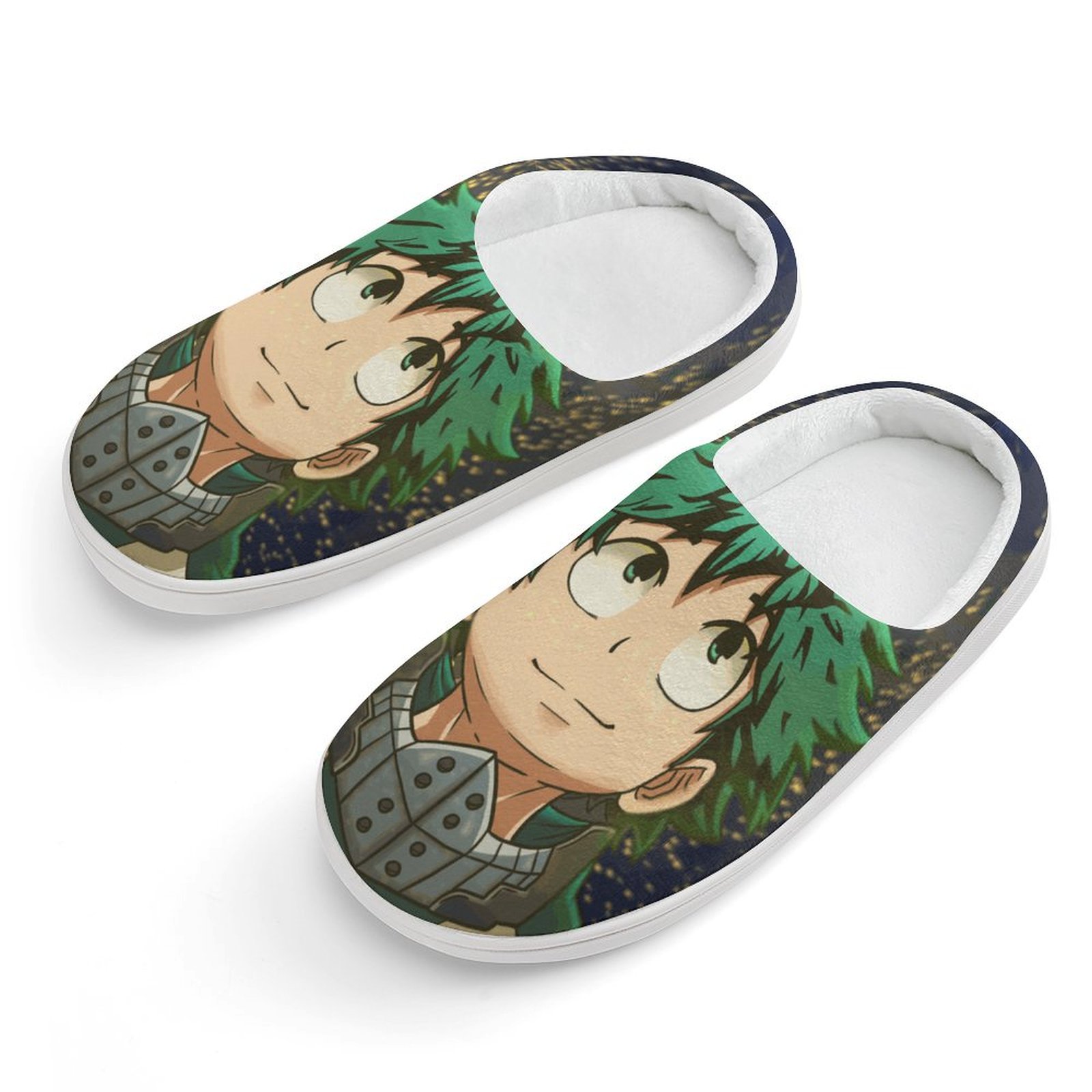Anime My Hero Academia Kid's Cotton Slippers Winter Warm Soft Plush ...