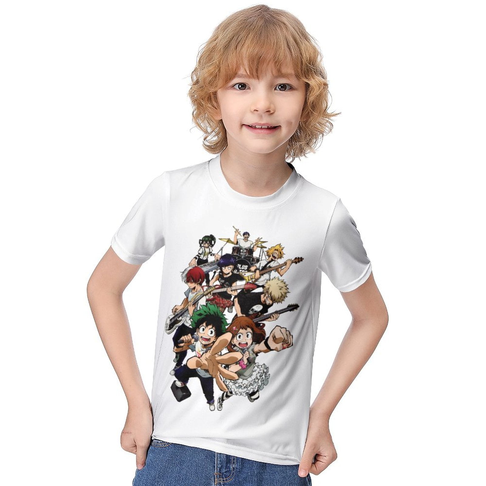 Anime My Hero Academia Kids T-shirt, Cool Novelty Unisex Top Children's ...