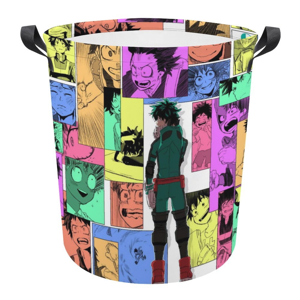 Anime My Hero Academia Laundry Hamper Laundrys Basket Large Foldable ...