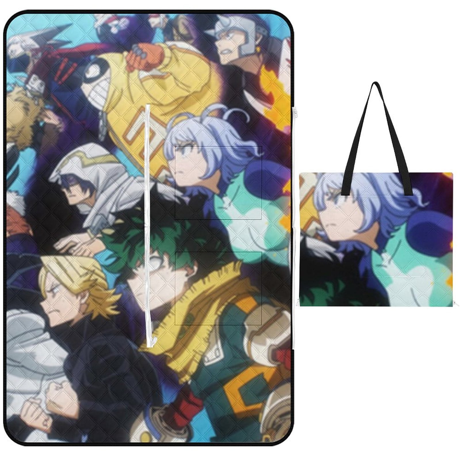 Anime My Hero Academia Mha Picnic Mat Sandproof Waterproof Foldable ...