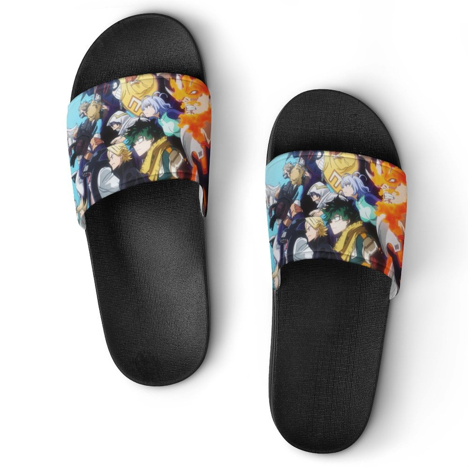Anime My Hero Academia Mha Unisex Slippers Summer Beach Slippers Casual ...