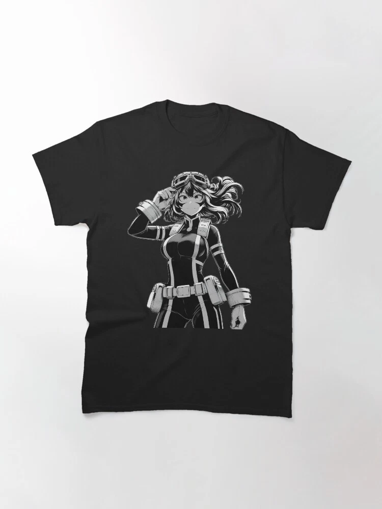 Anime My Hero Academia Ochaco Sketch Art Black T-shirt Size S-5XL ...