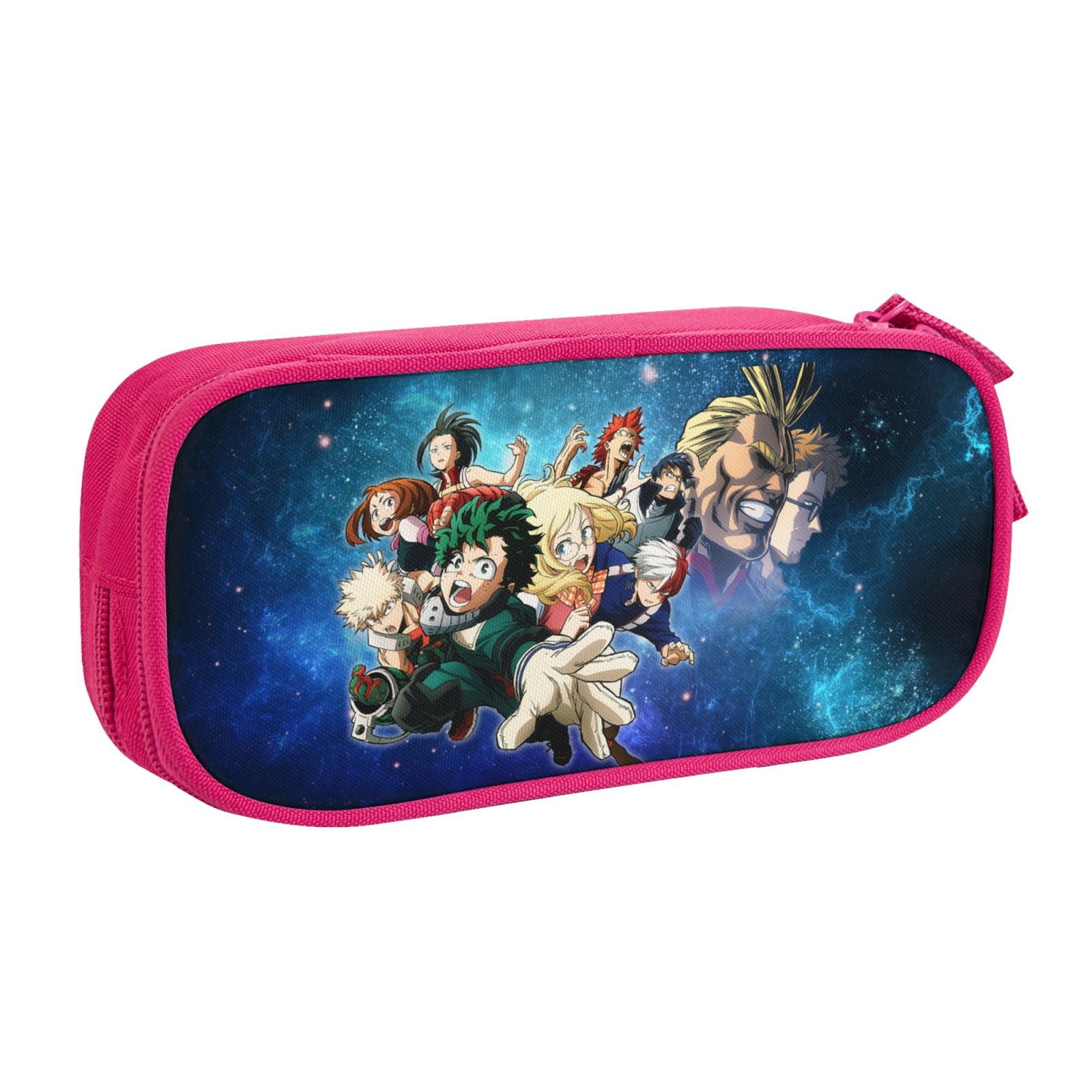 Anime My Hero Academia Pencilcase Large Capacity Pencase Double-layer ...