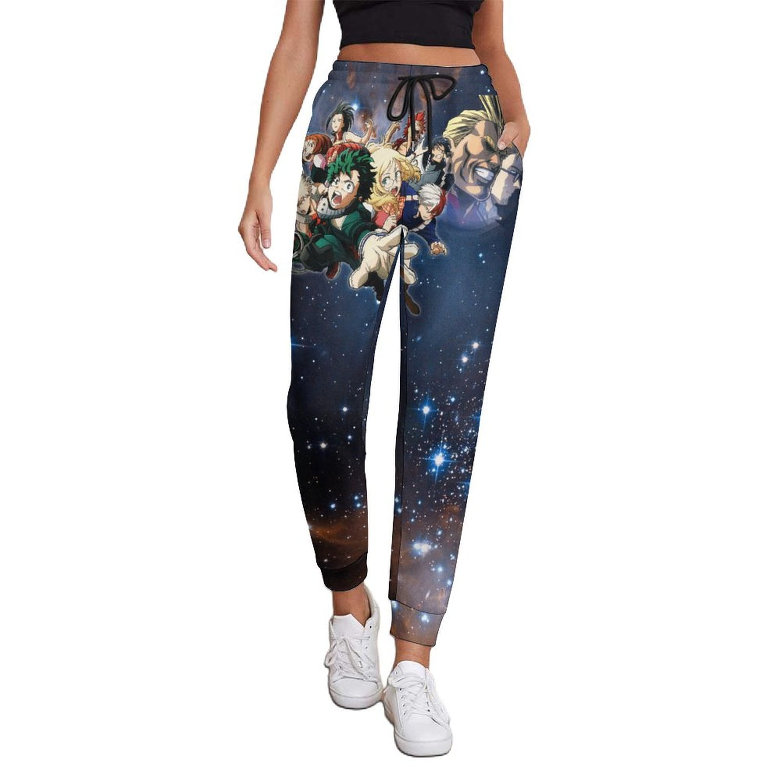 Anime My Hero Academia Womens Sweatpants Joggers Pants Trousers Casual ...