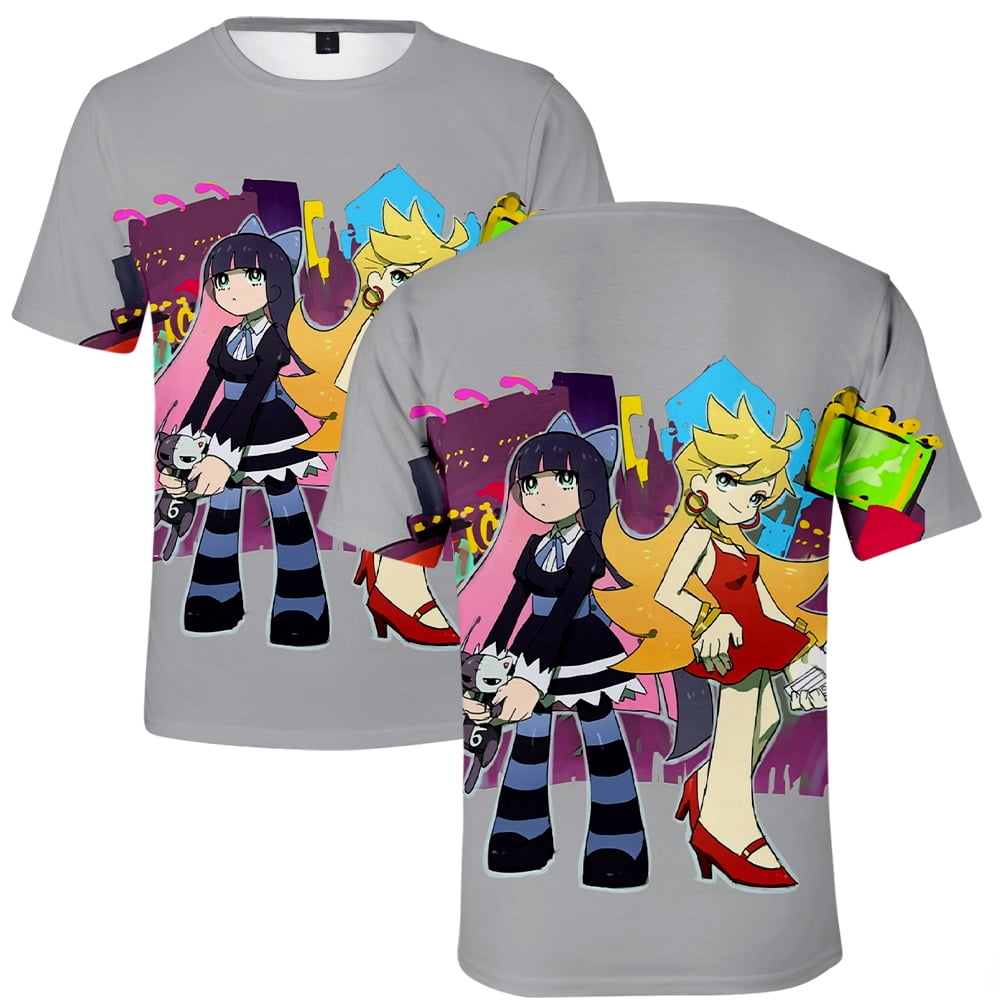 Anime NEW PANTY AND STOCKING Tee Merch Women Men Fashion Casual T ...