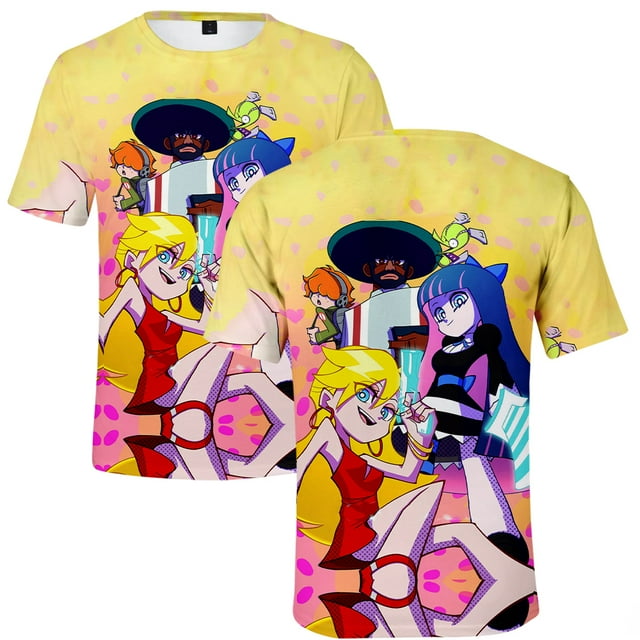 Anime NEW PANTY AND STOCKING Tee Merch Women Men Fashion Casual T ...