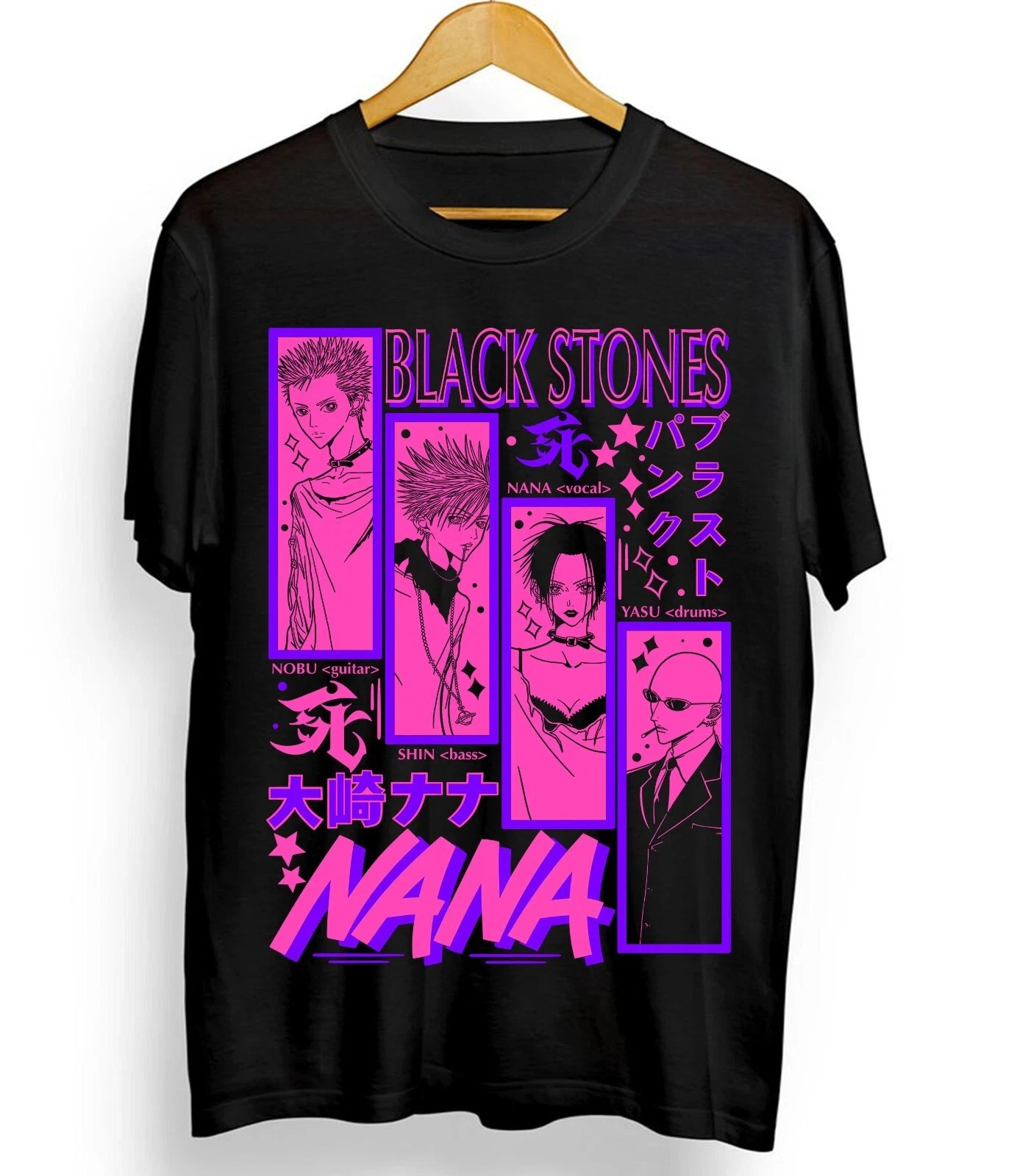 Anime Nana Osaki T-shirt Manga Shirts Men Women Unisex #1 - Walmart.com