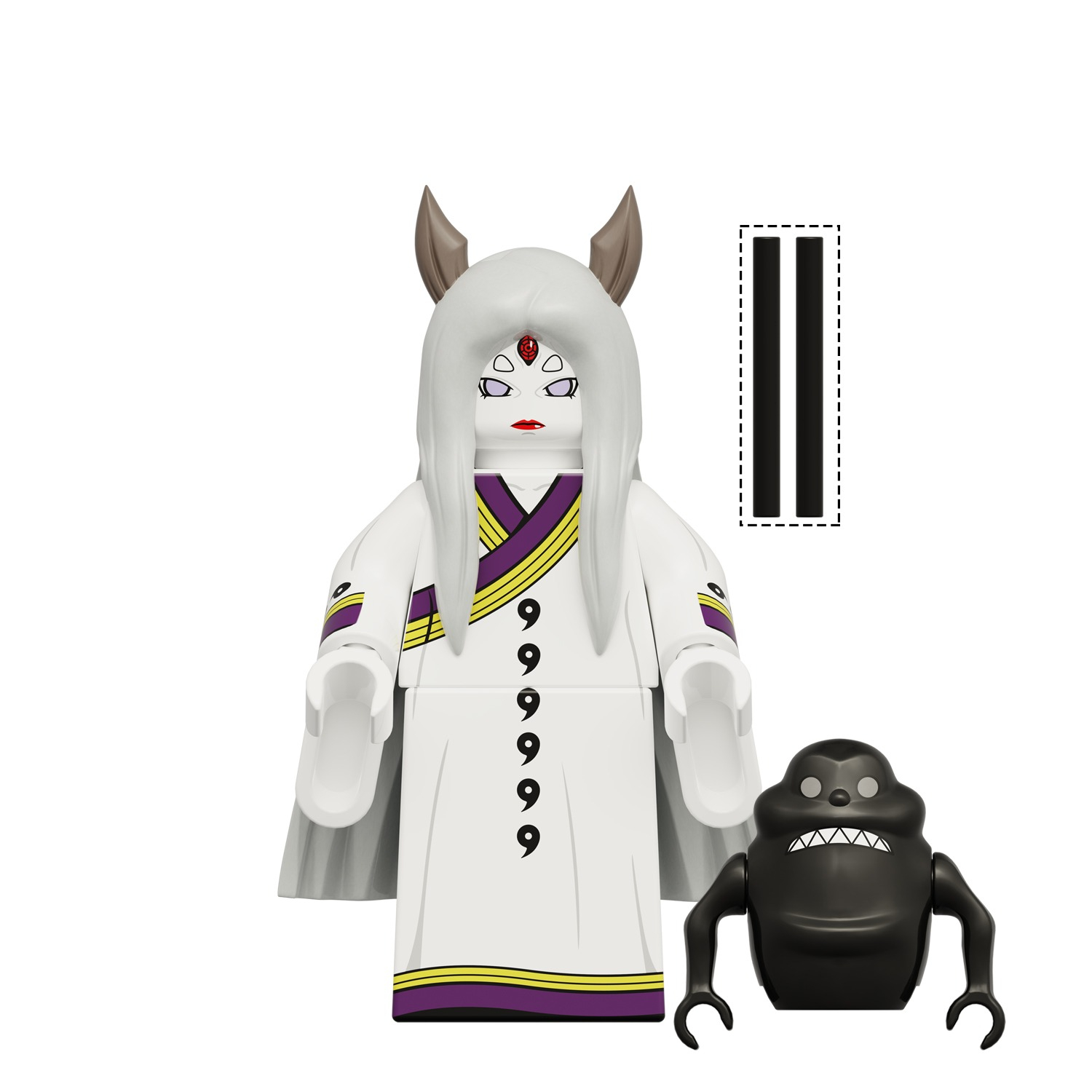 Anime Naruto Action Figure Ornaments Akatsuki Assembled Toys Sasuke DIY ...