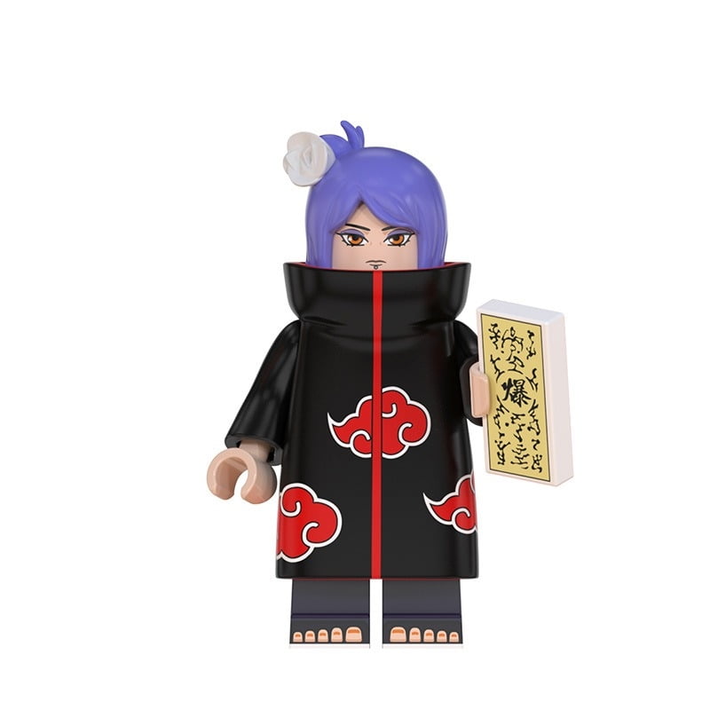 Anime Naruto Action Figure Ornaments Akatsuki Assembled Toys Sasuke DIY ...