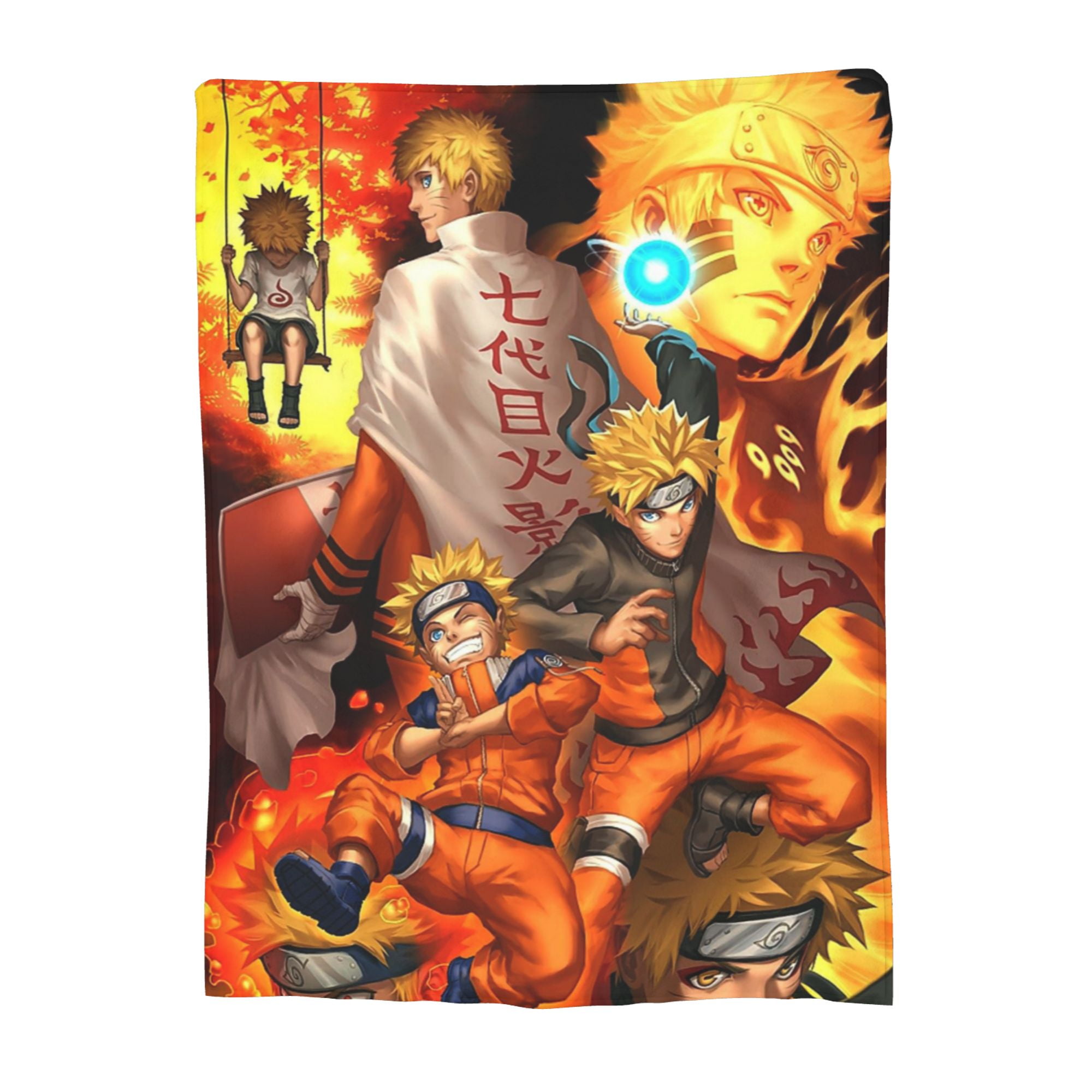 Anime Naruto Blanket Ultra Soft Flannel Throw Blankets Bedding for Sofa ...