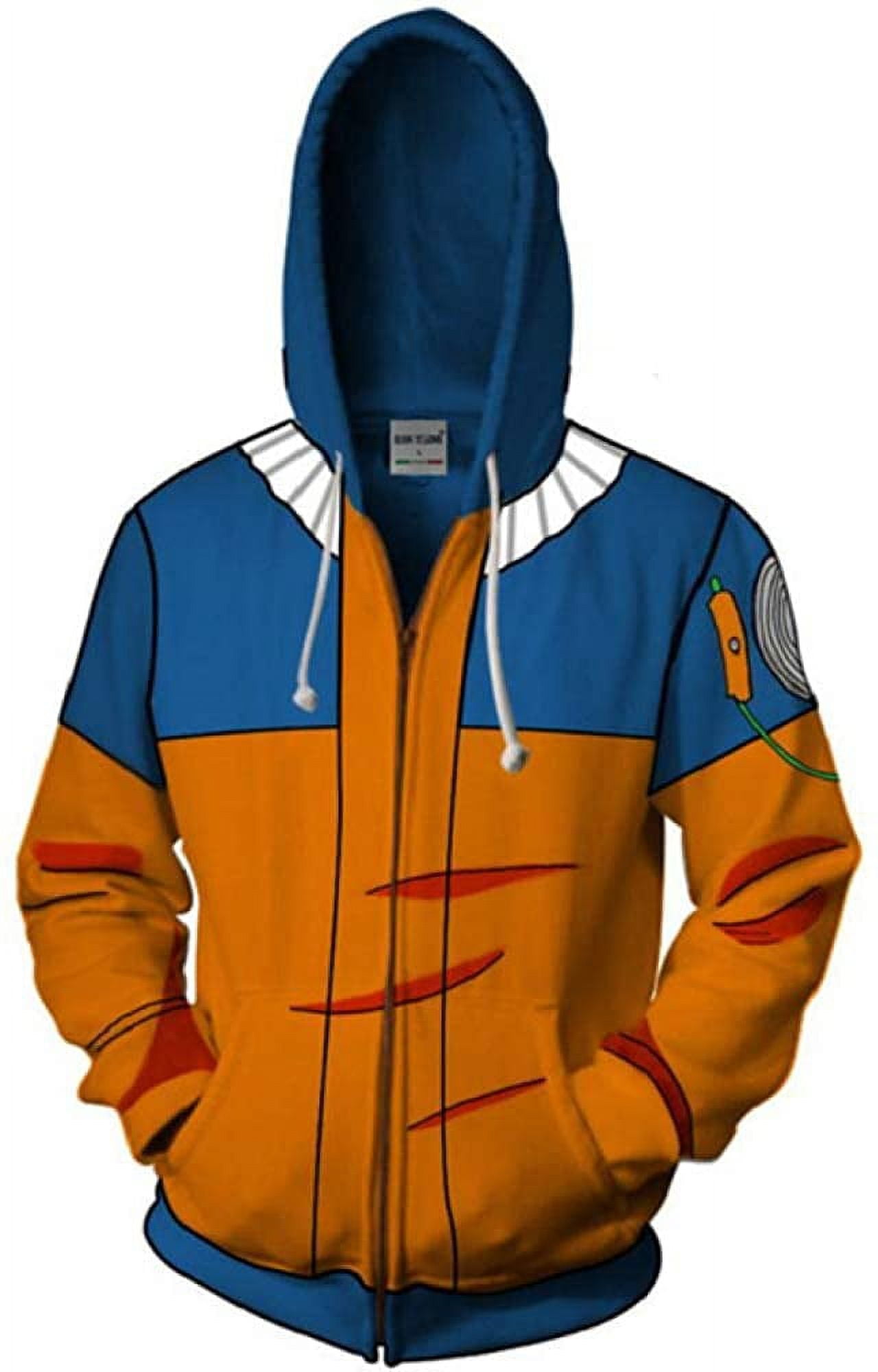 Anime Naruto Hoodie Zipper Coat Tops Thin Hoodies Sweatshirt - Walmart.com