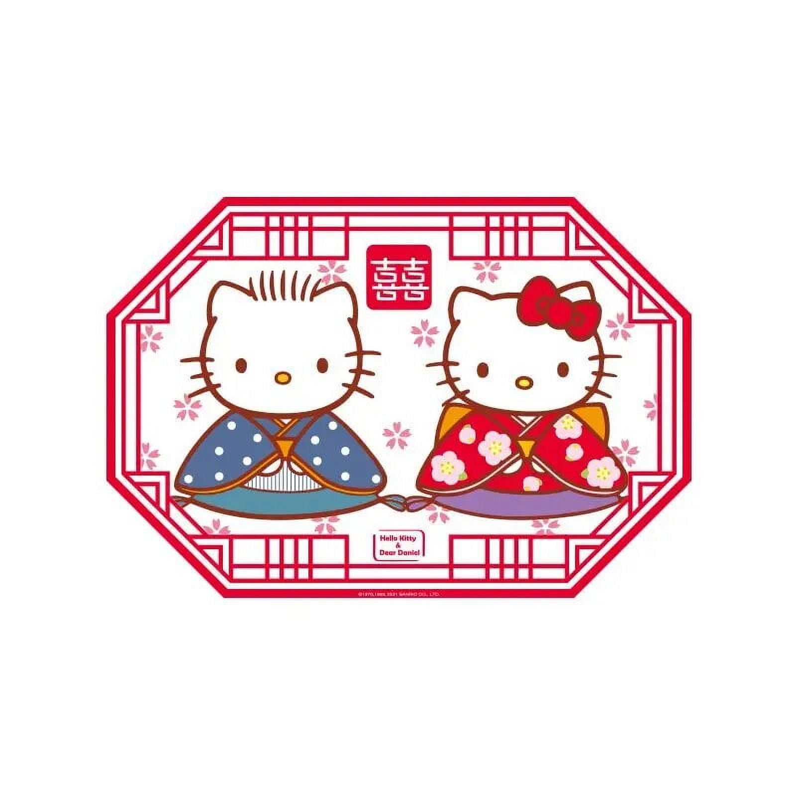 Anime New Year Hello Kitty Sticker Marriage Room Layout Window Wedding ...