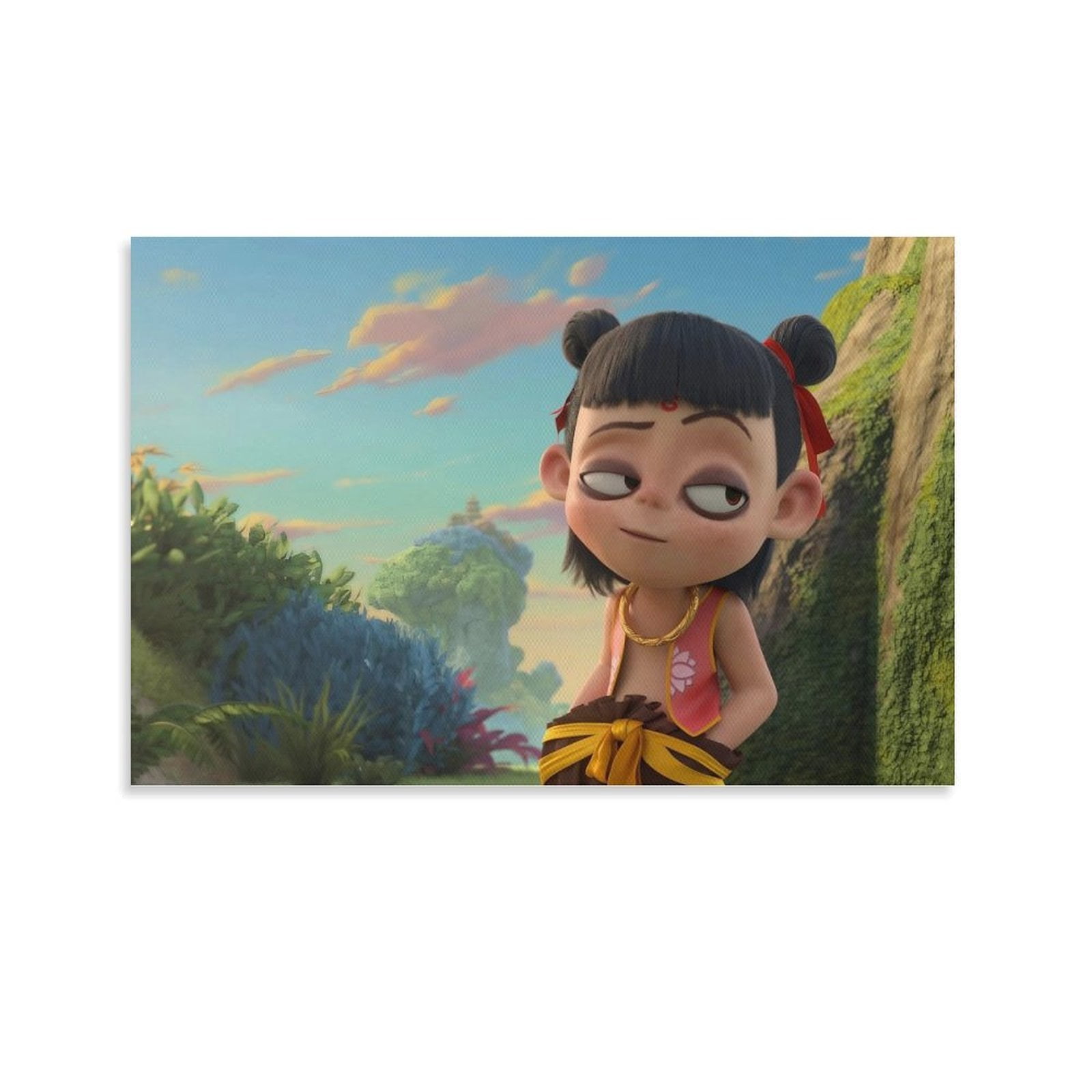 Anime Nezha Movie Poster Print (2) Posters Wall Art Painting Canvas ...
