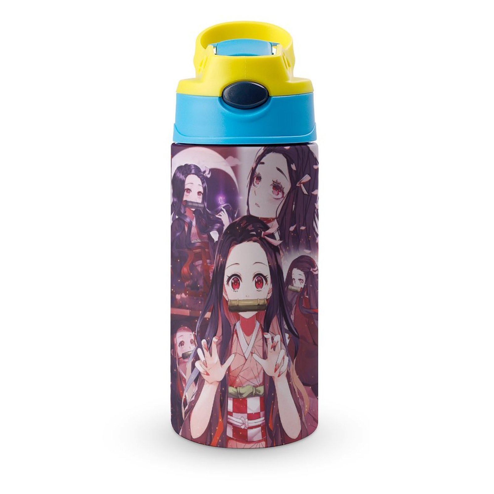 Anime Nezuko Kamado Kids Insulated Stainless Steel Water Bottle with ...