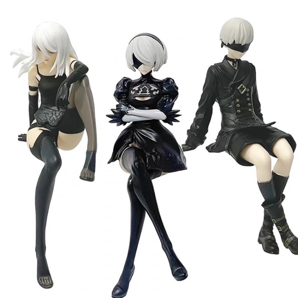 Anime NieR:Automata YoRHa A No.2 Type B Action Figure Noodle Stopper 2B ...